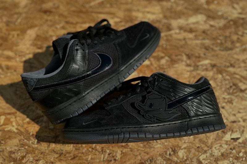 Closer Look at the All-Black Nike Dunk Low “What The Duck” - Dope Dispatch