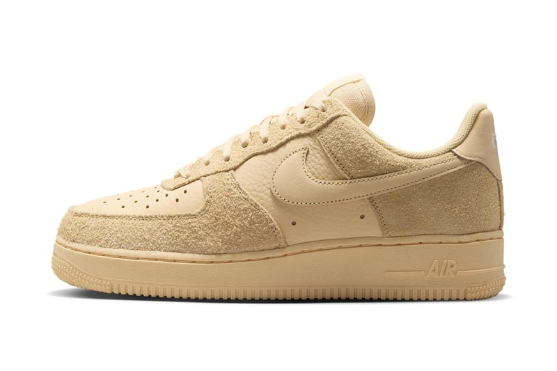 The Nike Air Force 1 Low Receives an All-Over “Pale Vanilla” Treatment ...